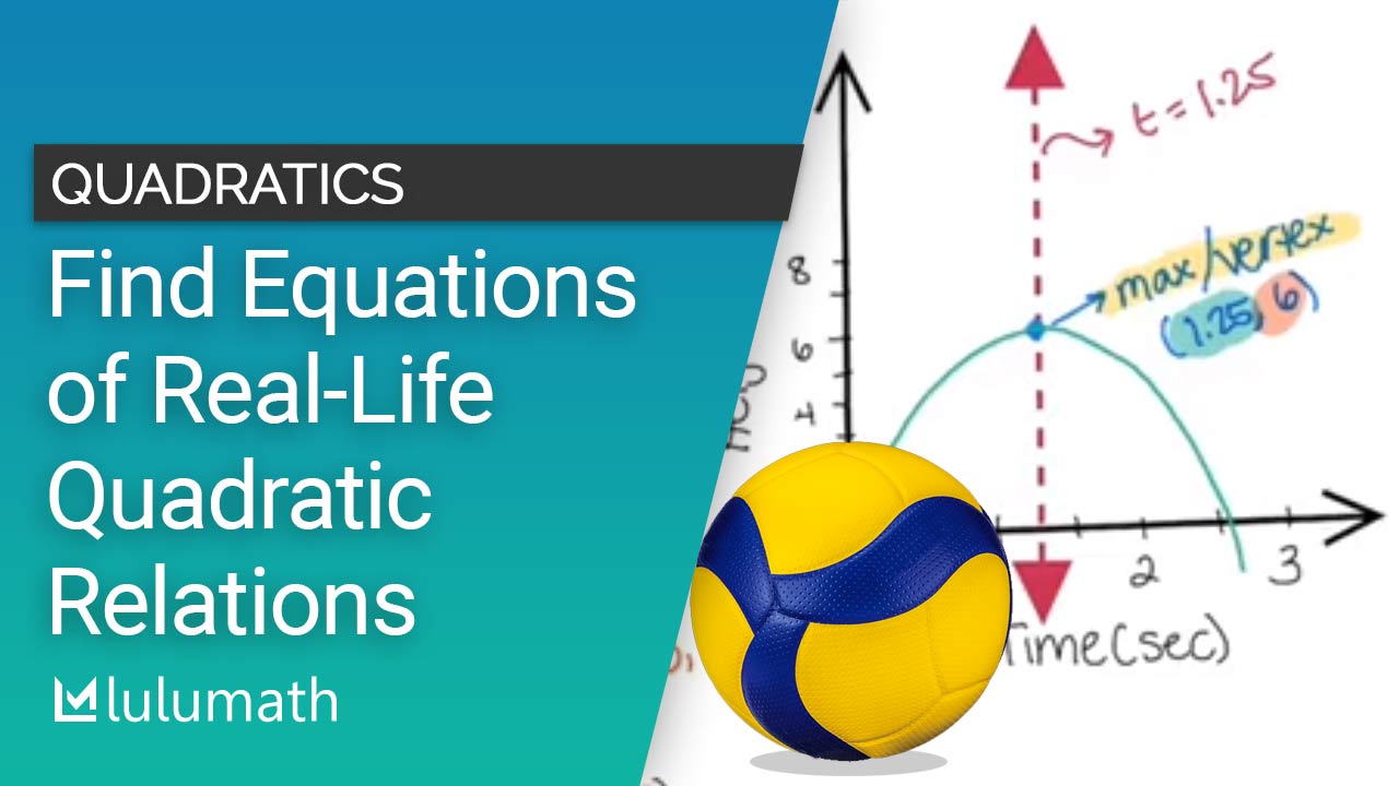 Quadratics Real Life Examples Word Problems Lulumath Quadratics Real Life Examples Word Problems Lulumath